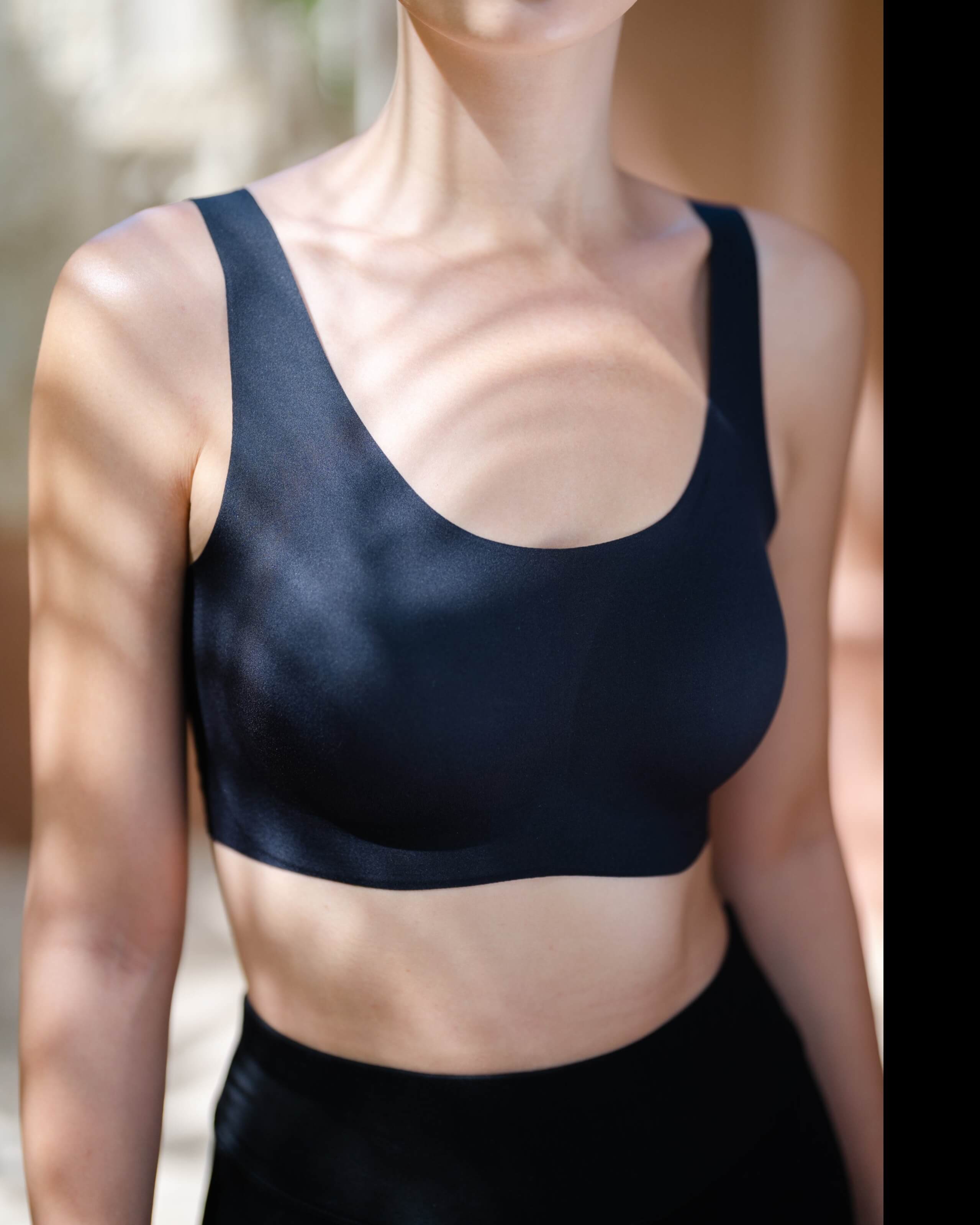 Black Bamboo Bralette - Hellolilo